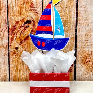 Nautical Boy Baby Shower Nautical Birthday Centerpiece for - Etsy