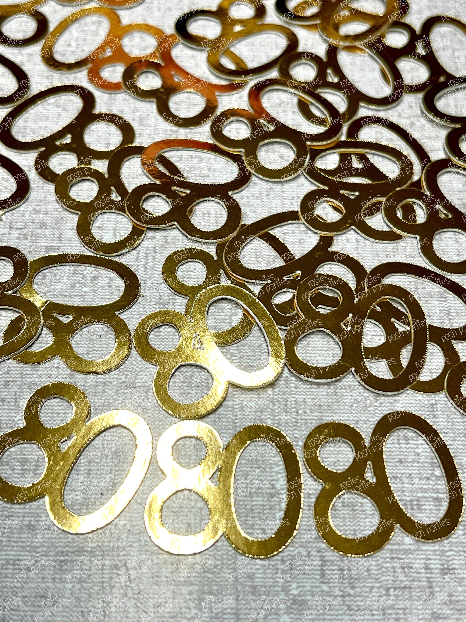 Birthday Age Confetti | 80th Birthday Party Decoration | 80th Confetti ...