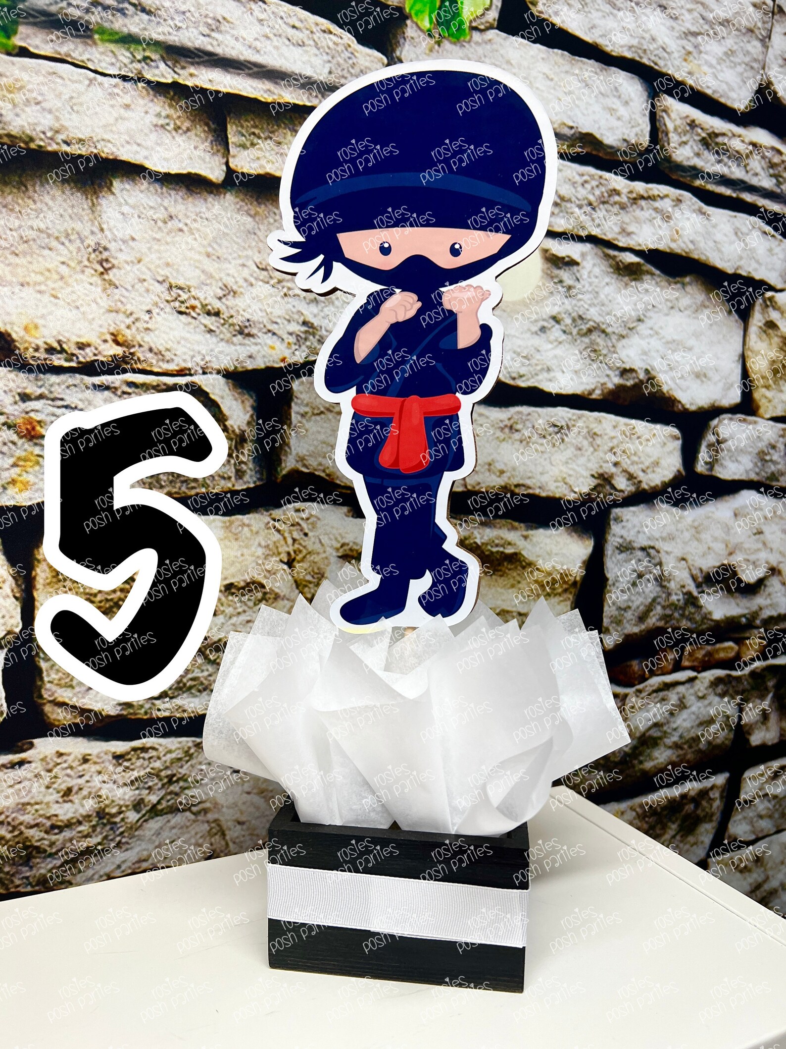 Ninja Birthday Ninja Party Ninja Centerpiece Decoration Ninja Birthday ...