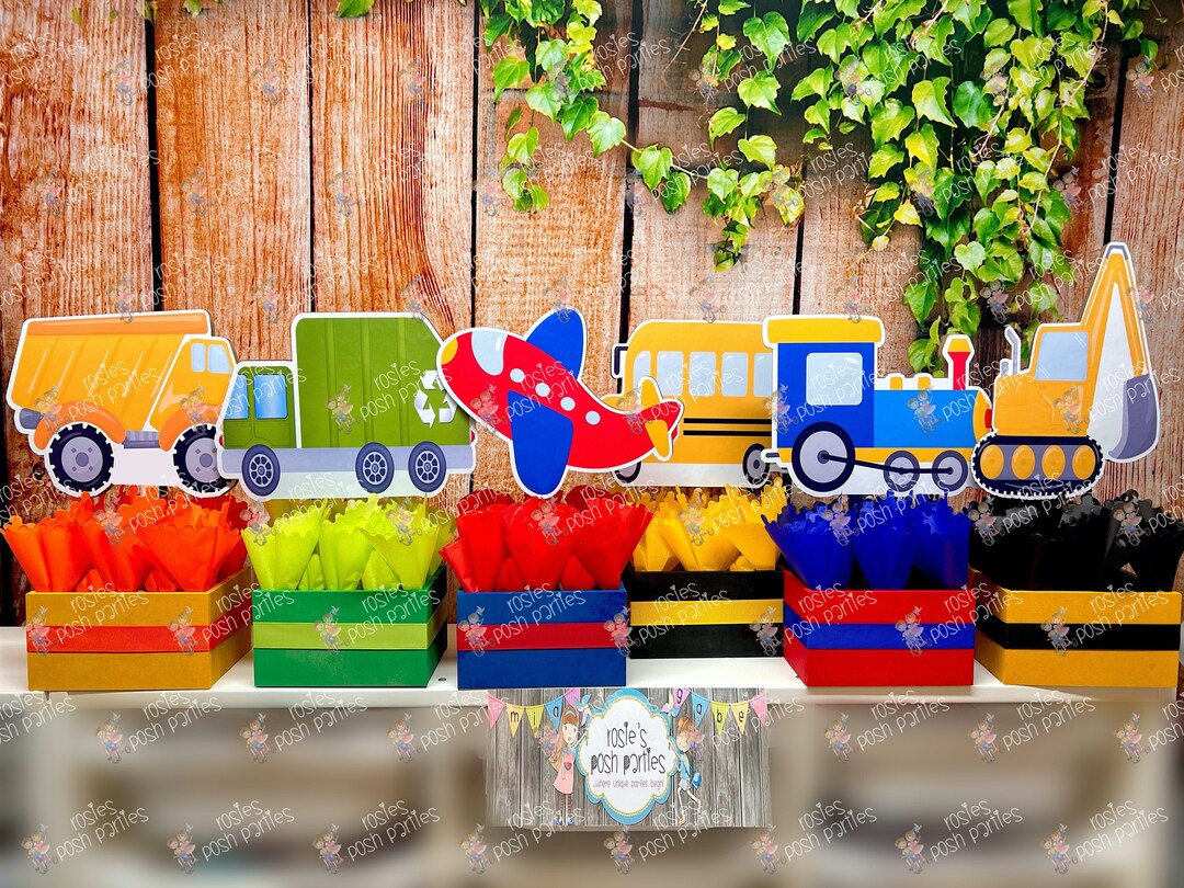 Transportation Birthday Theme Construction Party Dump - Etsy