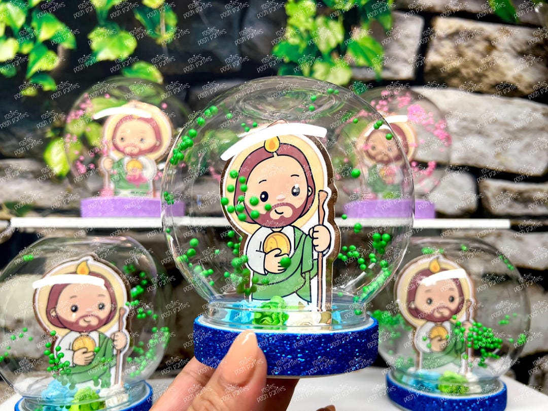 Saint Jude Theme | San Judas Tadeo Globe | Snow Globe Theme | San ...