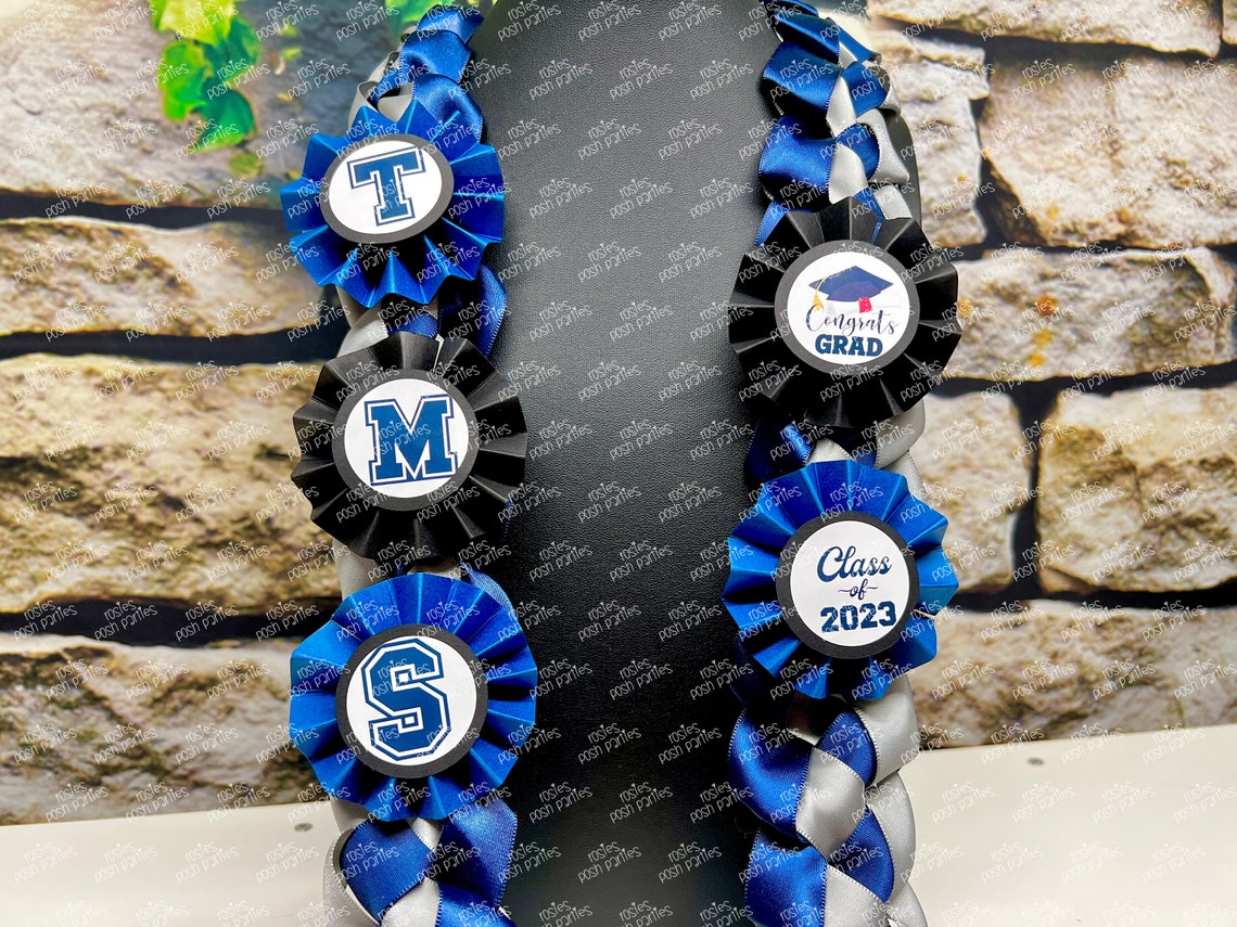 Graduation Lei | Promotion Gift Lei | Senior Night Gift Lei | Braided ...