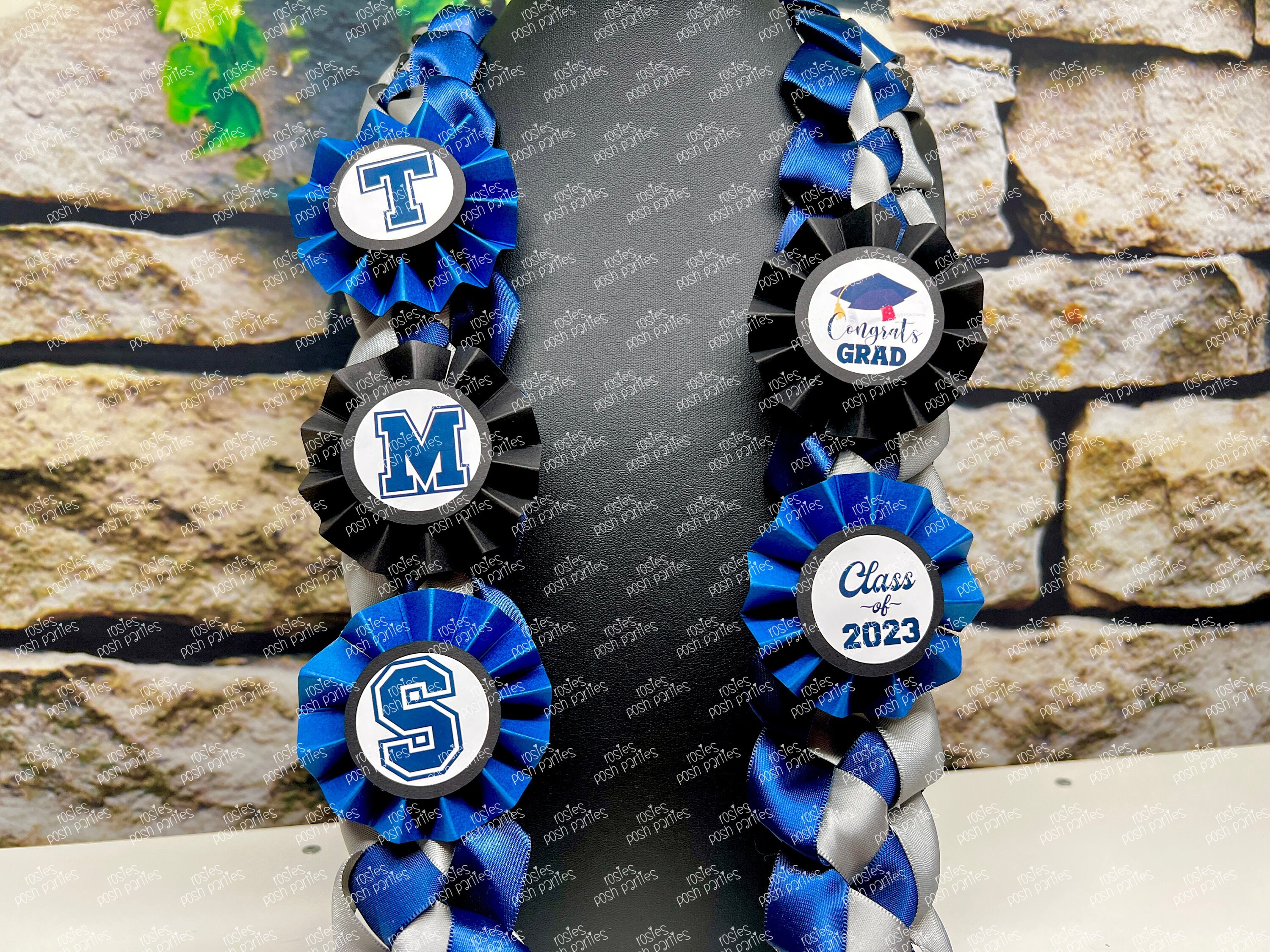 Graduation Lei | Promotion Gift Lei | Senior Night Gift Lei | Braided ...
