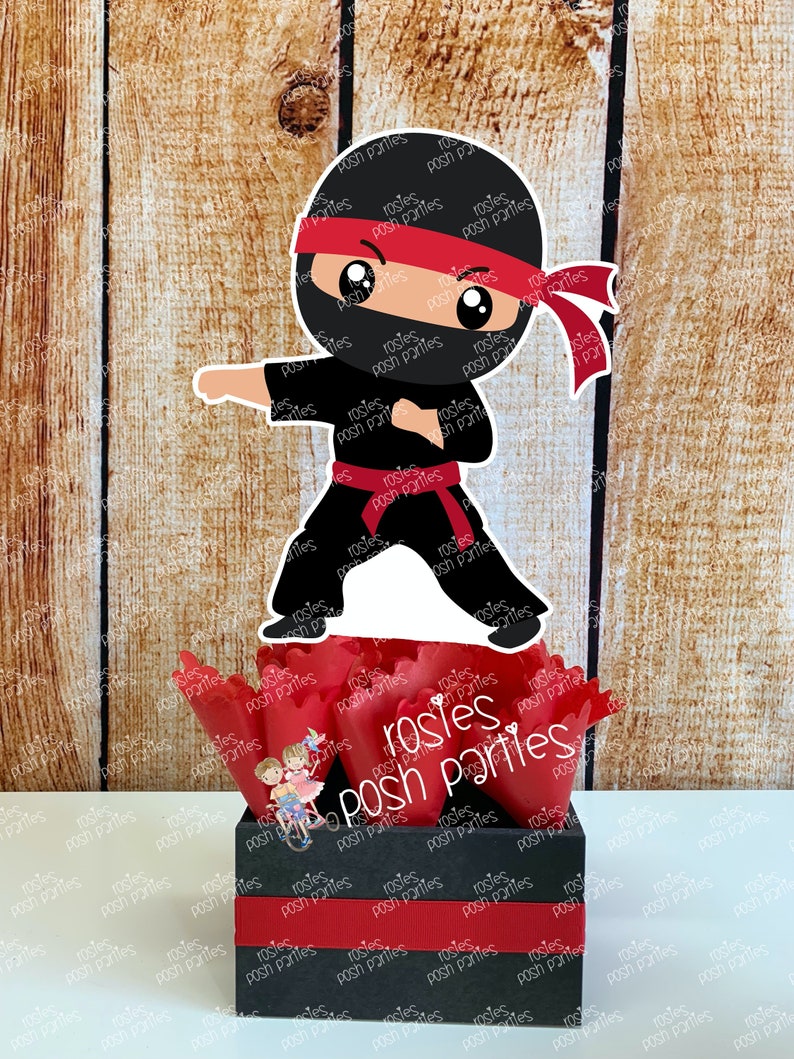Ninja Birthday Theme Ninja Karate Party Centerpiece - Etsy