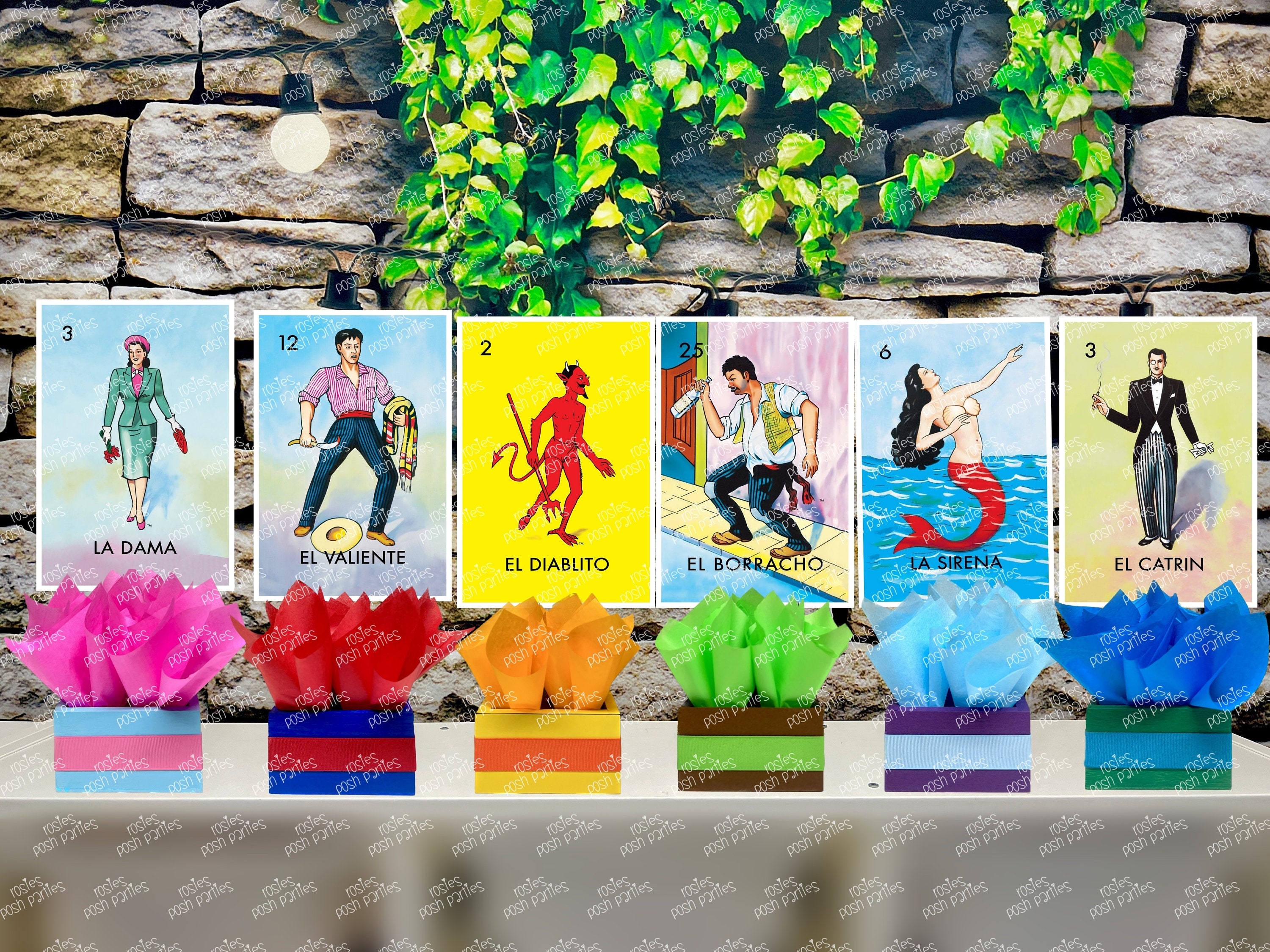 Horror Movie Character Parody wholeselling Loteria Card