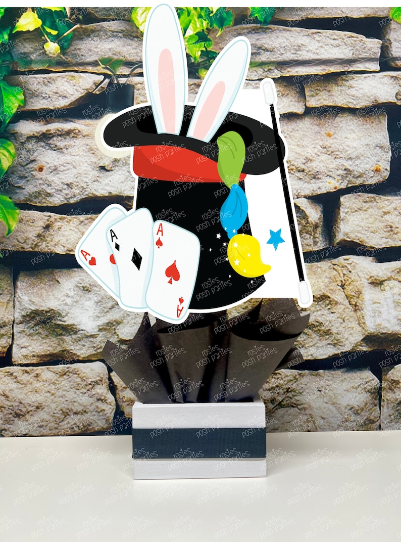 Magician Birthday Decorations Magician Centerpiece Magic Show Magic ...