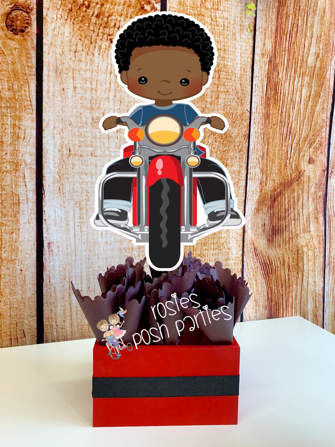 Motorcycle Theme Party Centerpiece Decoration Motorcycle | Etsy