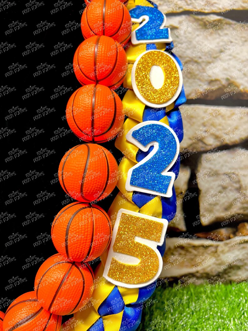 Basketball Ball Lei | Promotion Gift Lei | Graduation Sports Lei ...