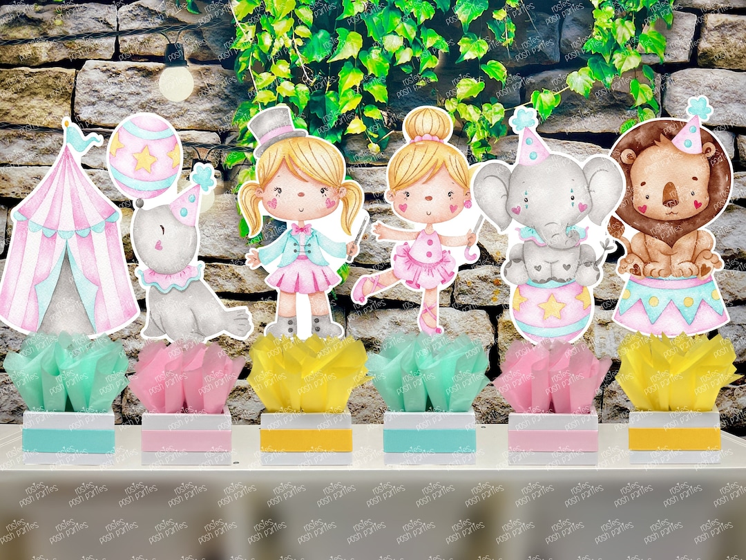 Pink Circus Baby Shower Theme | Circus Theme Decoration | Girl Circus ...