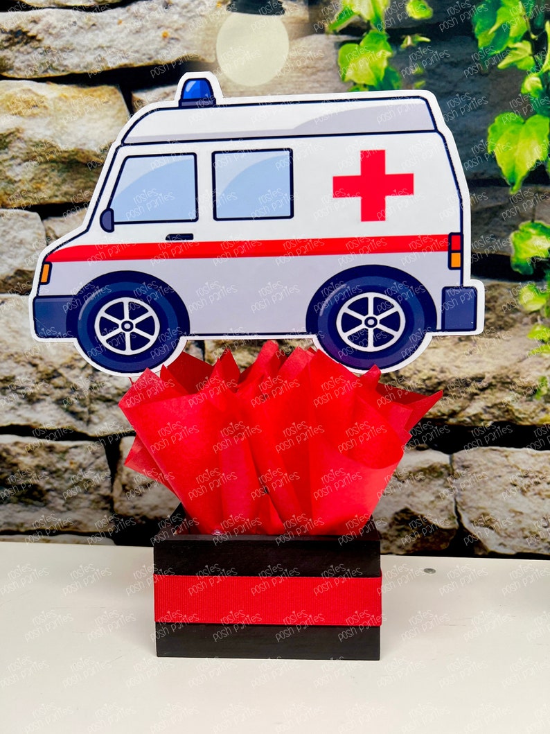 First Responder Birthday Theme | First Responder Party Decoration ...