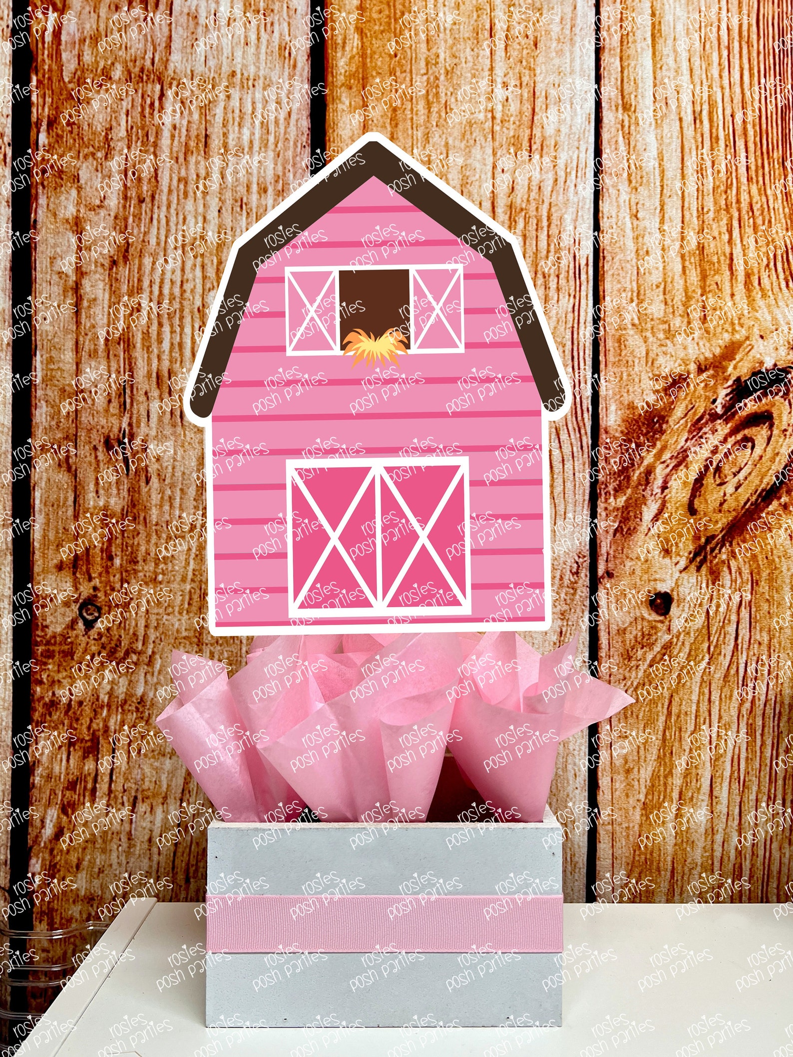 Pink Farm Theme Girl Farm Birthday Pink Farm Party Farm - Etsy