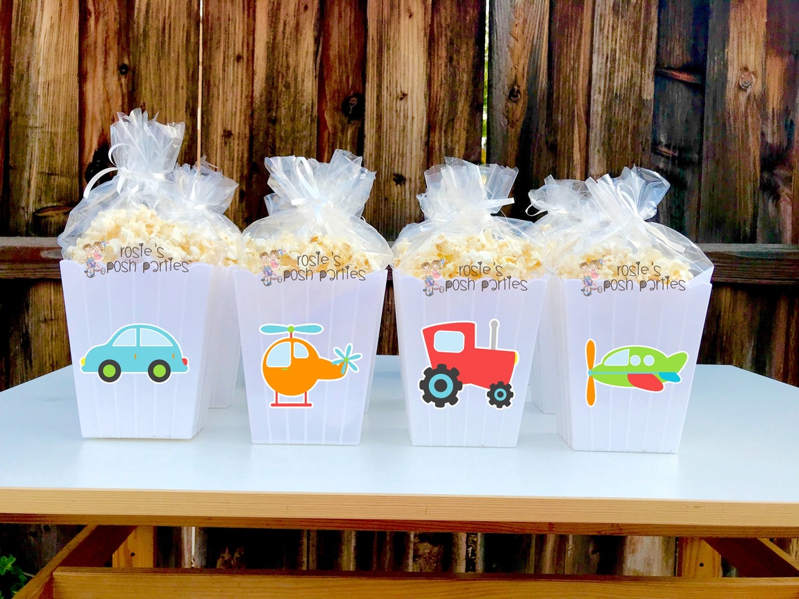 Transportation Birthday Theme Transportation Favors - Etsy