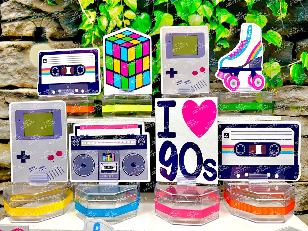 I Love the 90s Birthday Theme 90s Theme Party Favor 90s Theme Favors ...