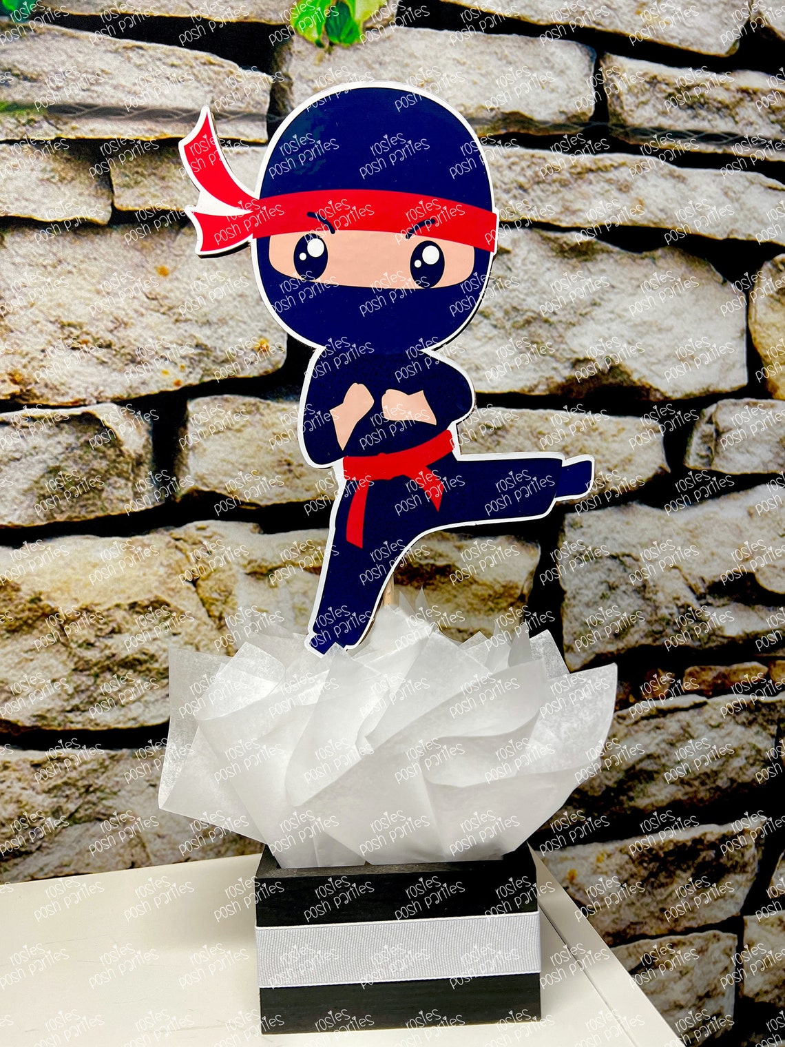 Ninja Birthday Theme | Ninja Karate Party Centerpiece Decoration ...