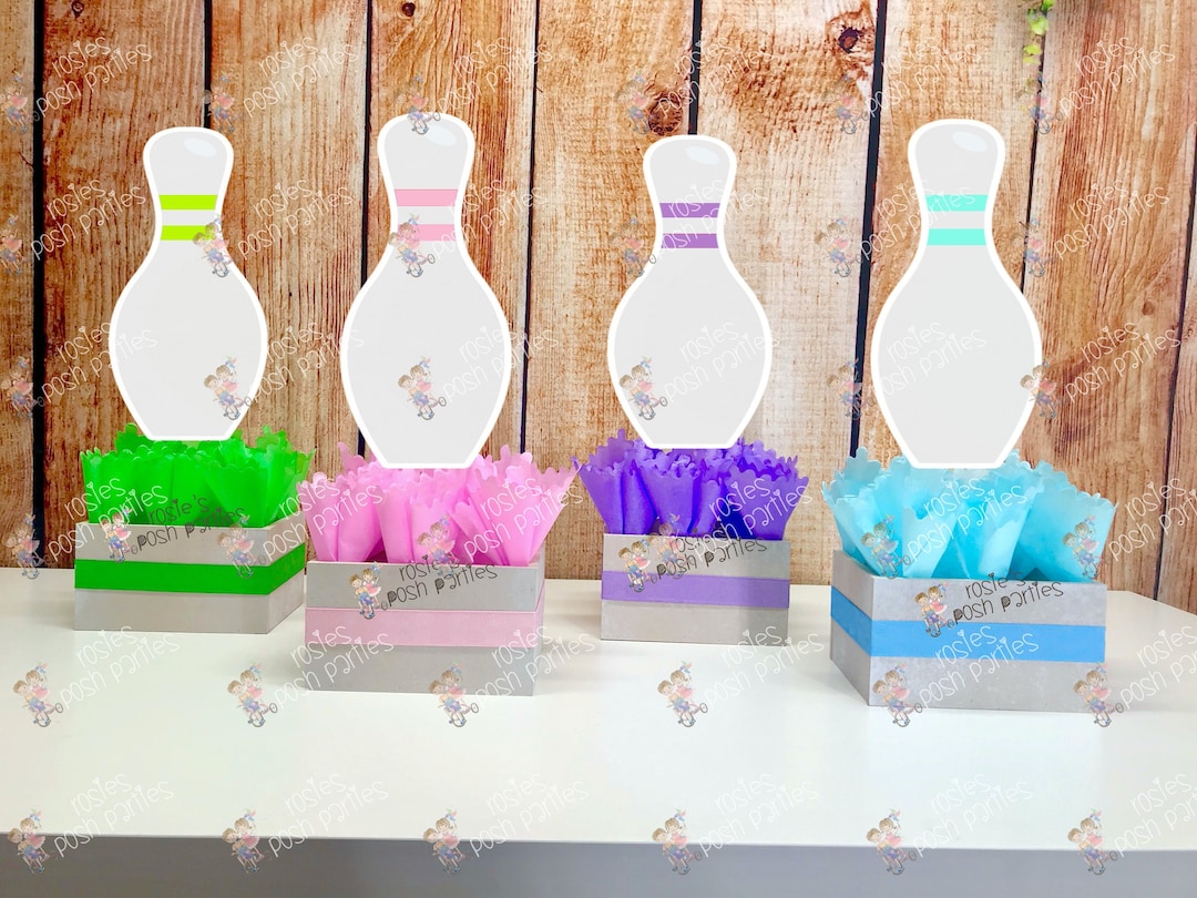 Bowling Theme Bowling Birthday Party Bowling Centerpiece - Etsy