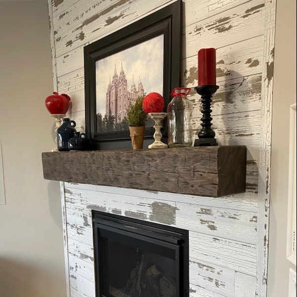 Rustic Mantel - Etsy