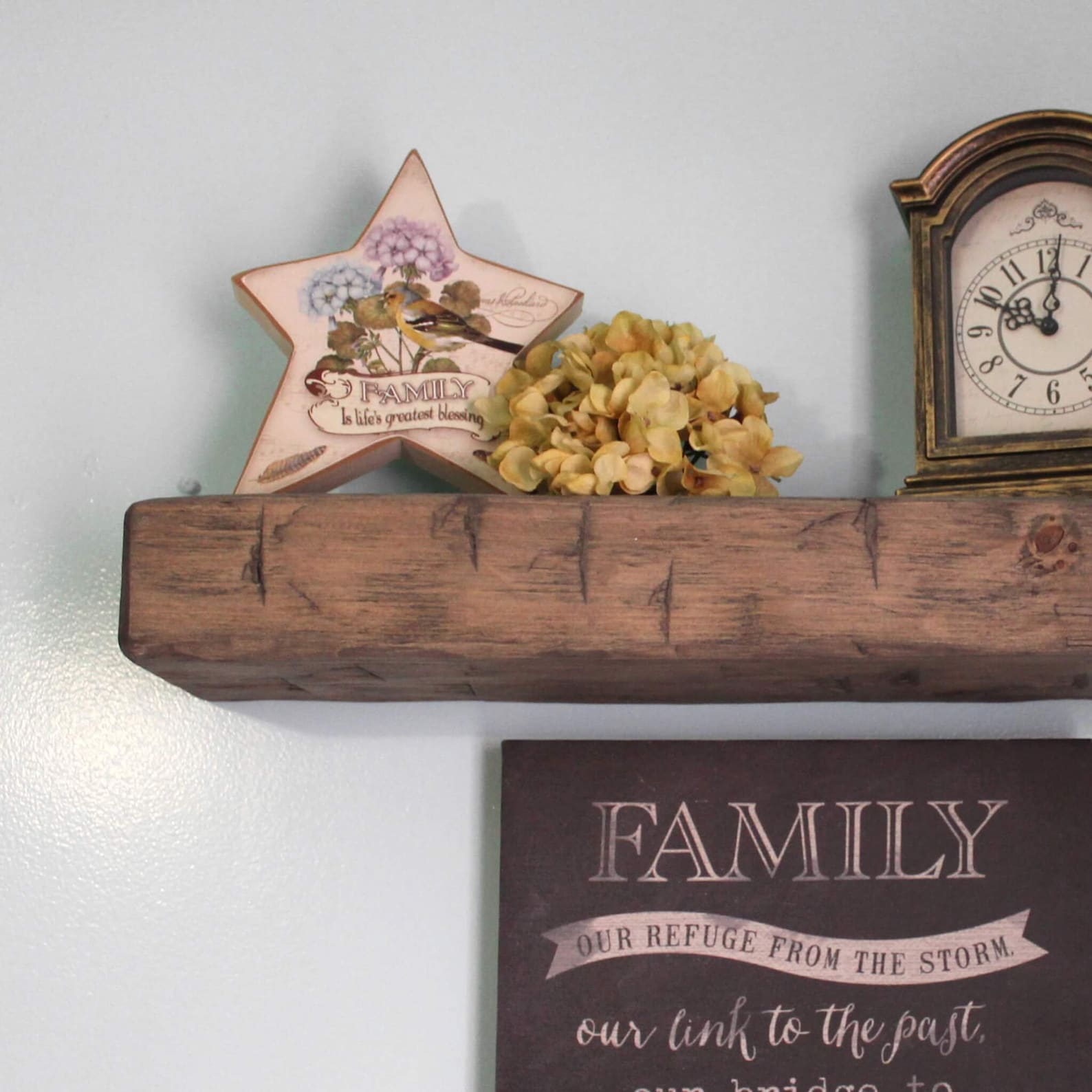 Shelves | 3" by 8" by 48" | Hand Hewn | Solid Wood | Pine | Rustic Look ...