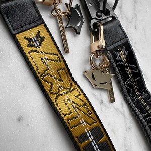 MSBY Hypebeast Jacquard Wrist Lanyard Keychain Strap - Etsy