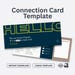 Church Connection Card for First-time Guests – 3x8 Inch Welcome Card to ...