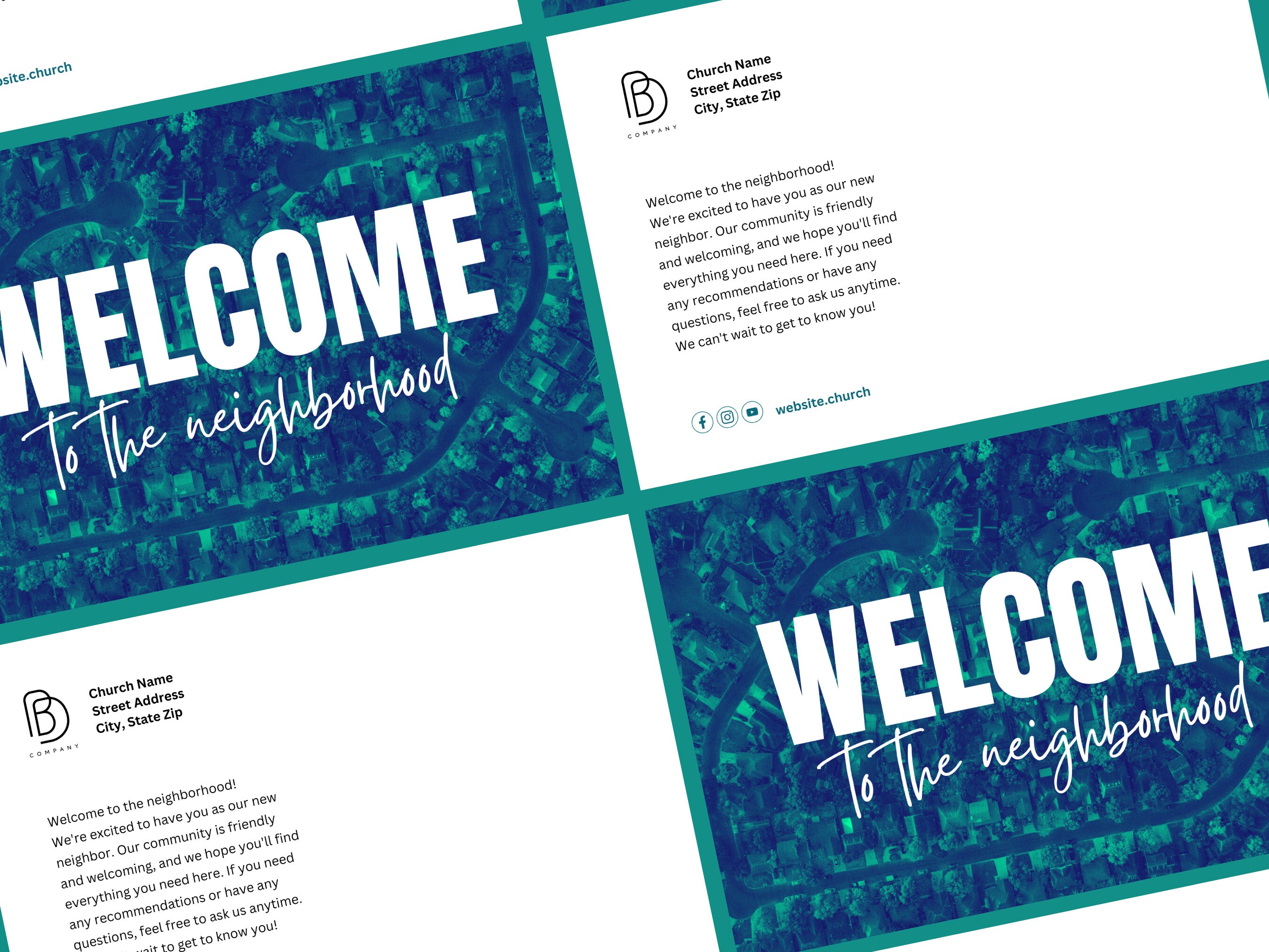 Mailer for Churches to Welcome New Movers to the Community With ...