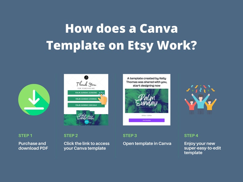 Editable Church Flyer Template for Canva Sunday Service Graphics and ...
