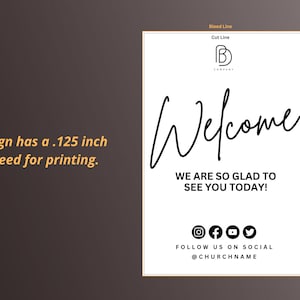 Customizable A-frame Church & Business Sign Template - 24x36in Editable ...