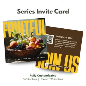 Church Flyer Template: Fruits of the Spirit Sermon Series (canva ...