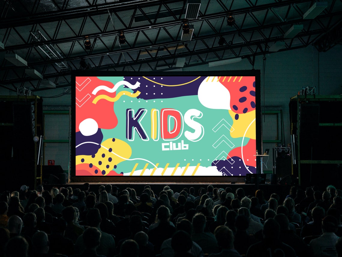 Editable Church Presentation Slides: Kids Ministry Screens & Religious ...
