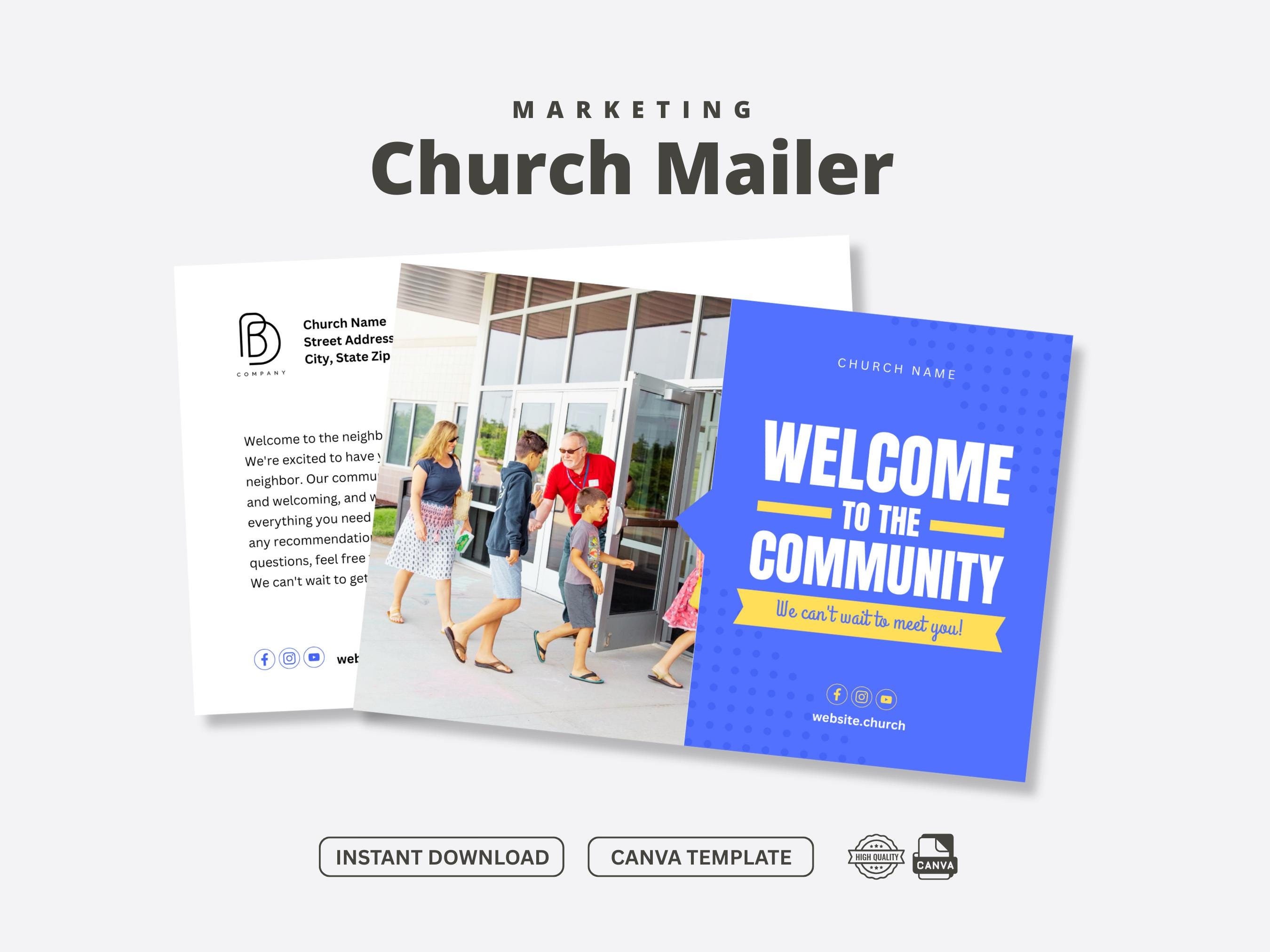 Customized Church Welcome Kit: New Mover Outreach Materials for ...