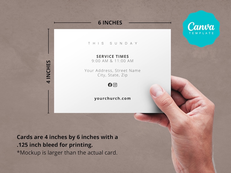Church Invitation Flyer Template | Sunday Service Welcome Canva ...