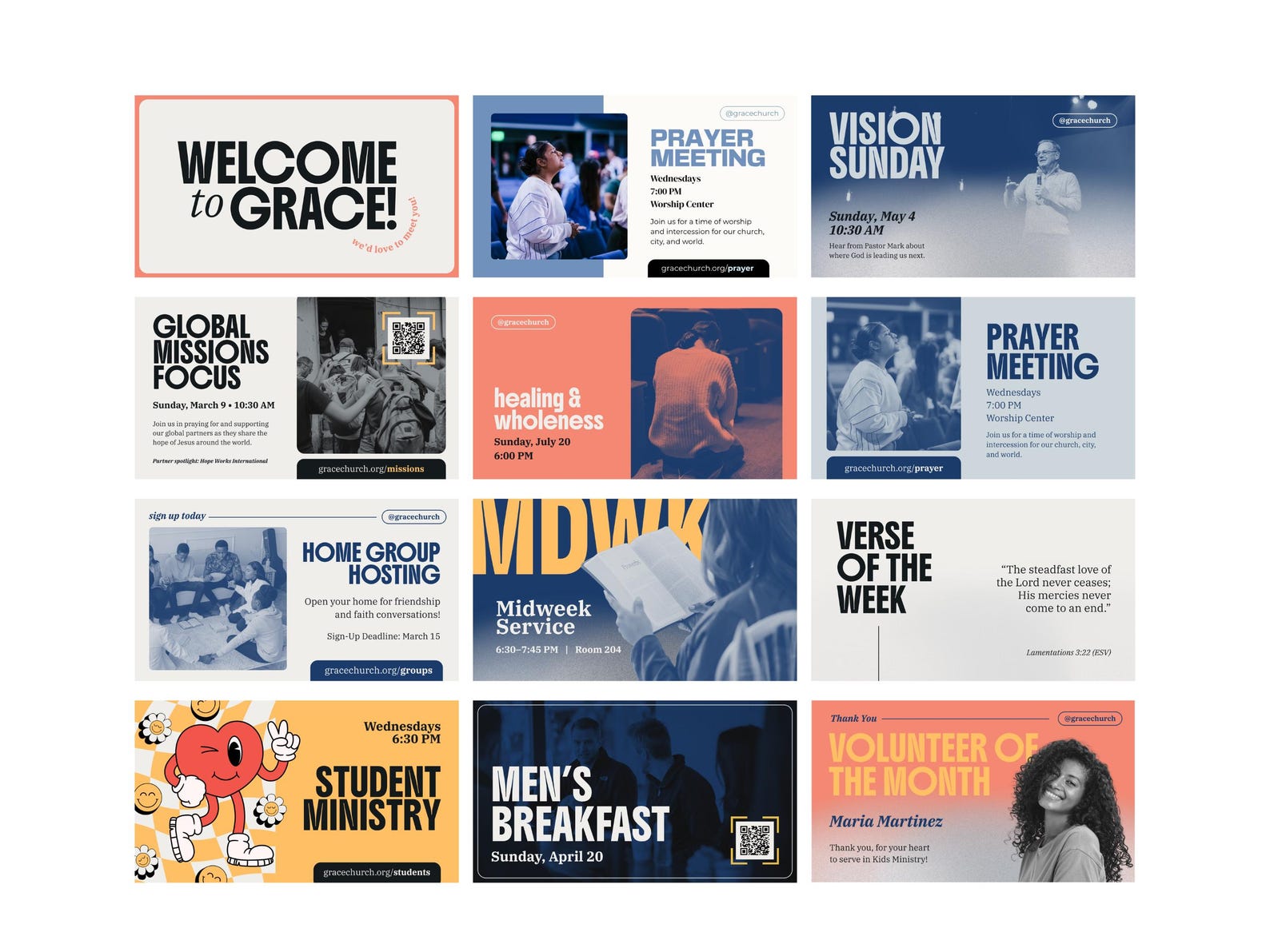 60 Church Slides Graphics Bundle | Editable Canva Templates for ...