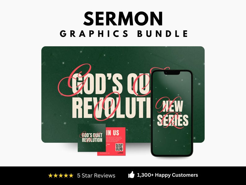 Advent Sermon Series Graphics: Church Canva Template (digital Download ...