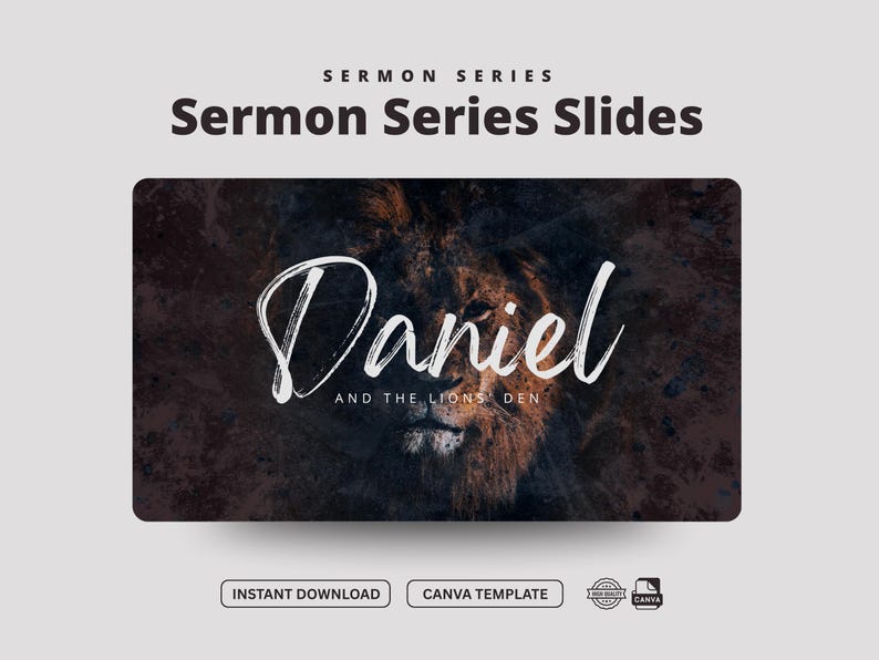 Sermon Series Slides for Sunday Graphics Church Presentation Screens ...