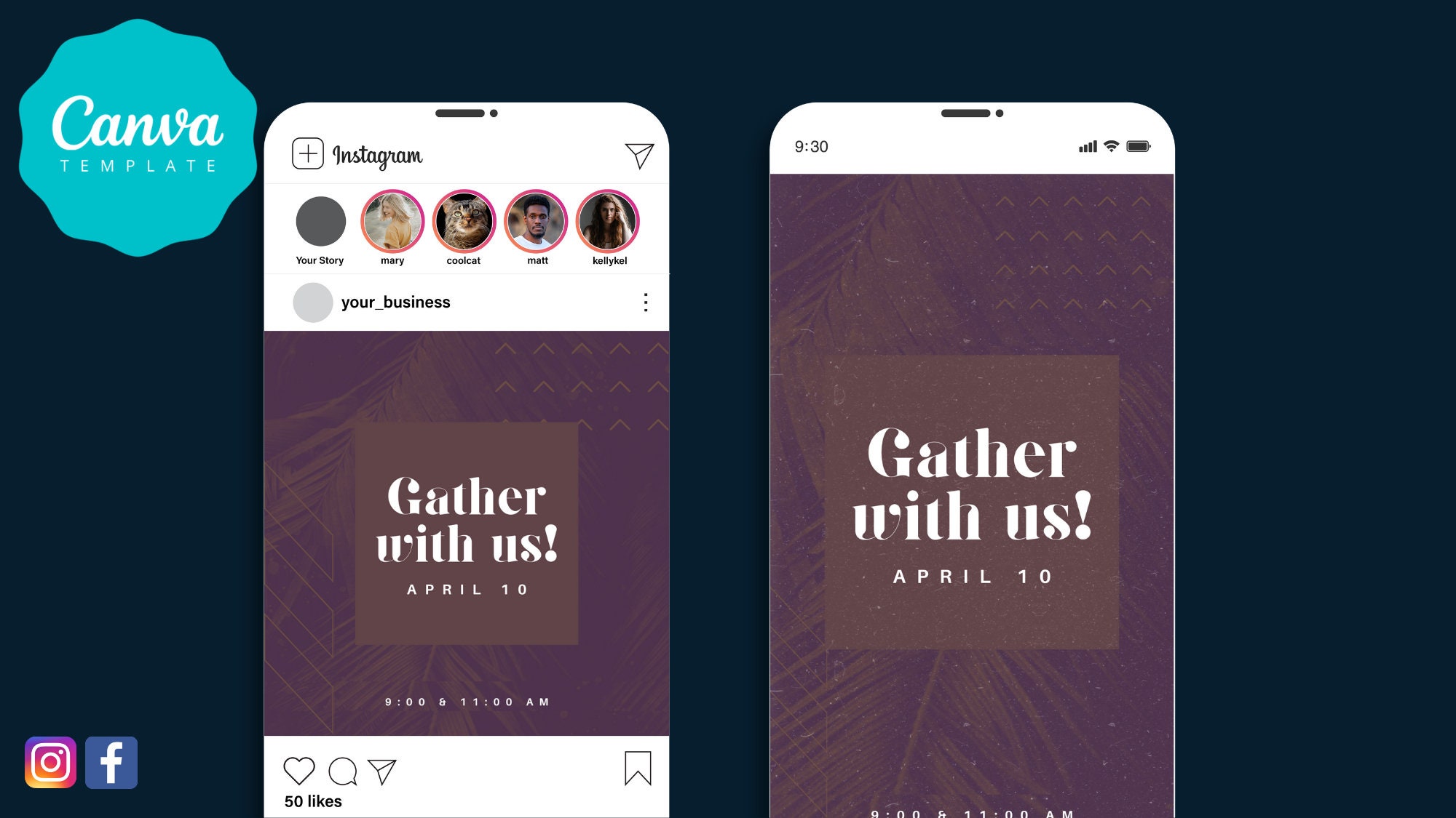 Sermon Series Graphics for Palm Sunday, Church Social Media Package ...