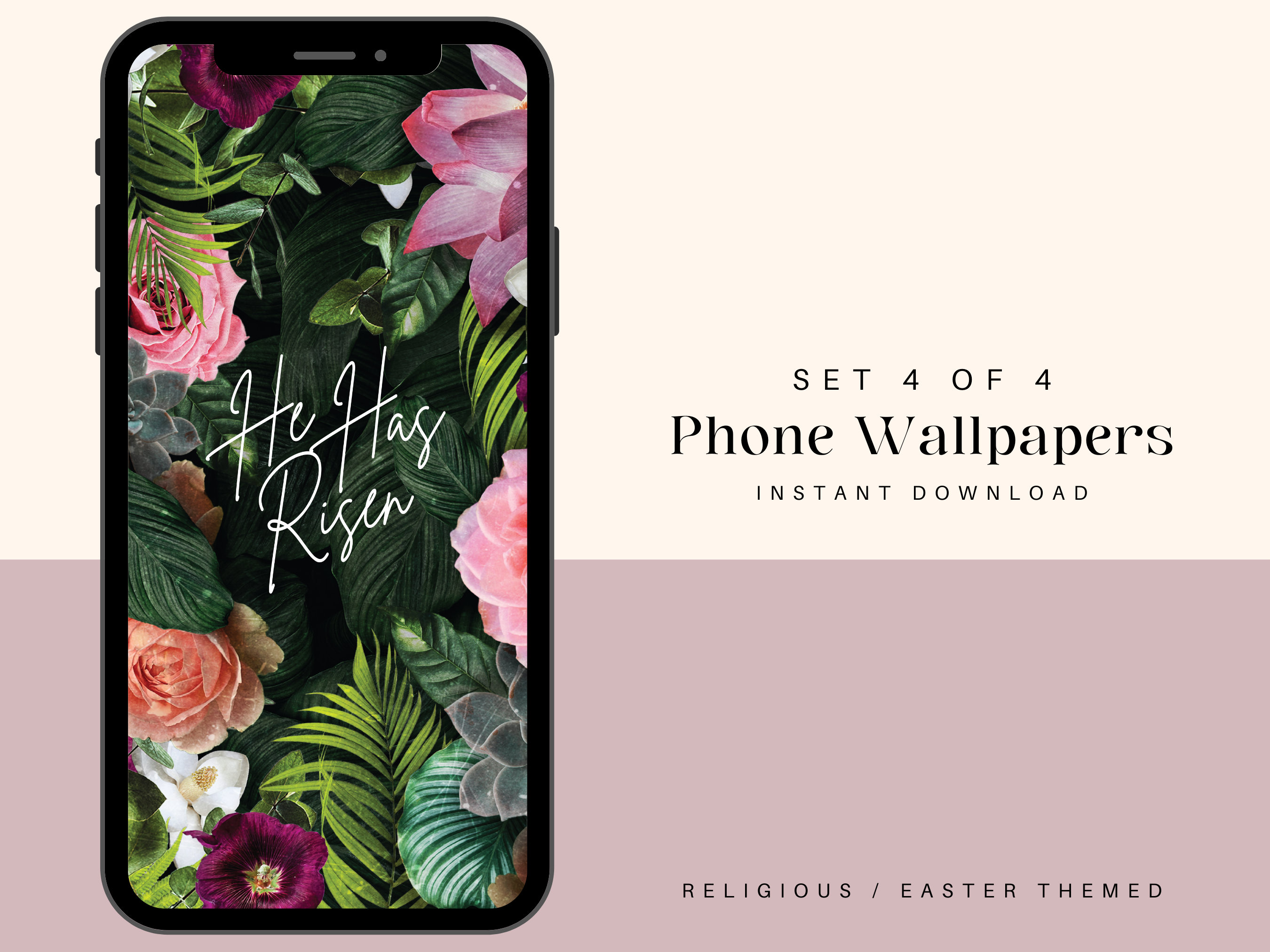 Aesthetic Home Screen Wallpapers: Garden, Religious & Christian Themes ...