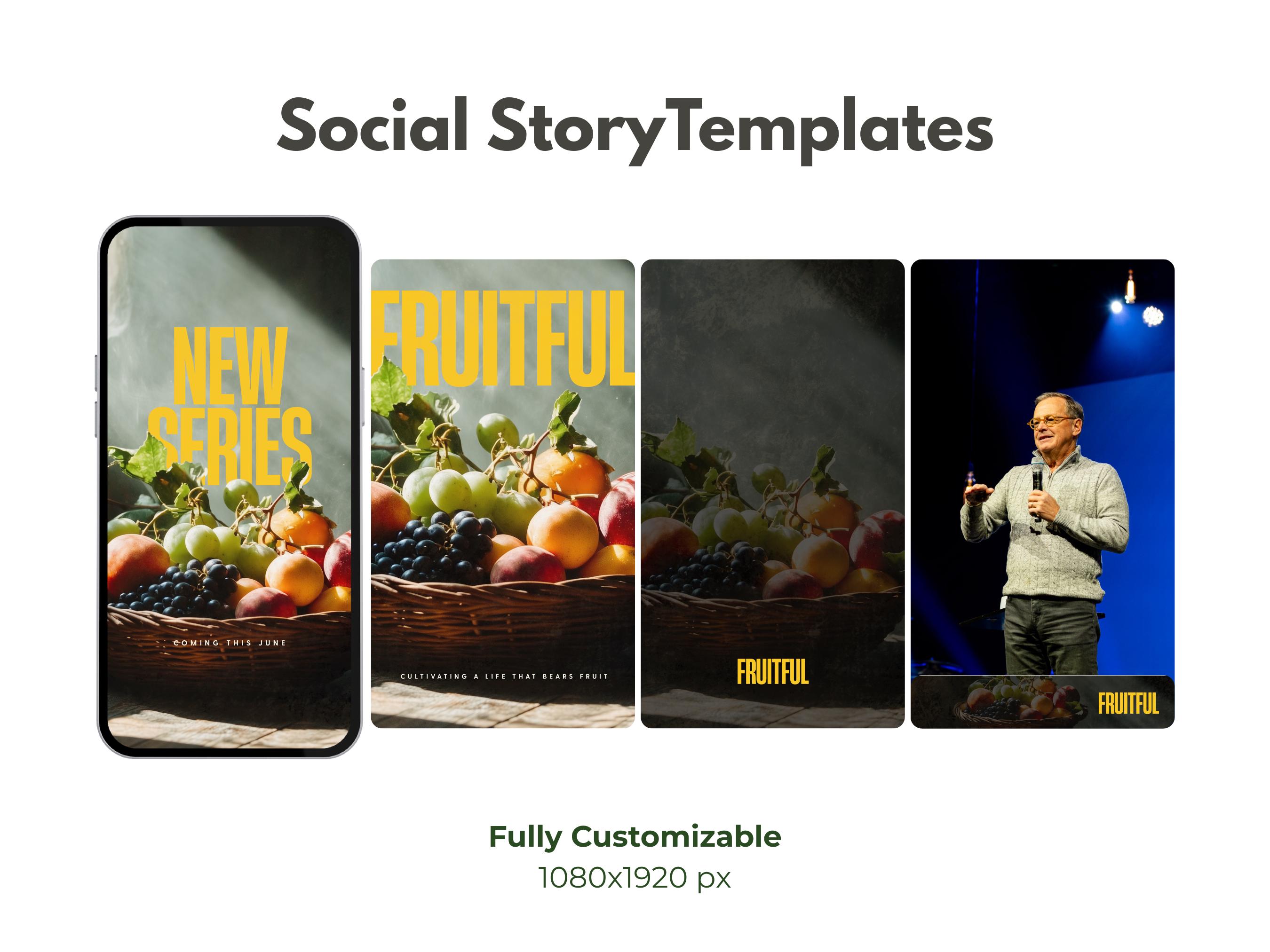 Church Flyer Template: Fruits of the Spirit Sermon Series (canva ...