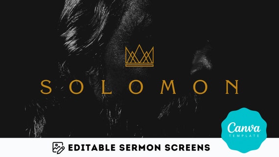 Sermon Series Screens Editable Presentation Slides for - Etsy