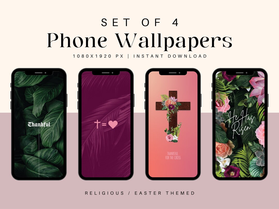 Aesthetic Home Screen Wallpapers: Garden, Religious & Christian Themes ...