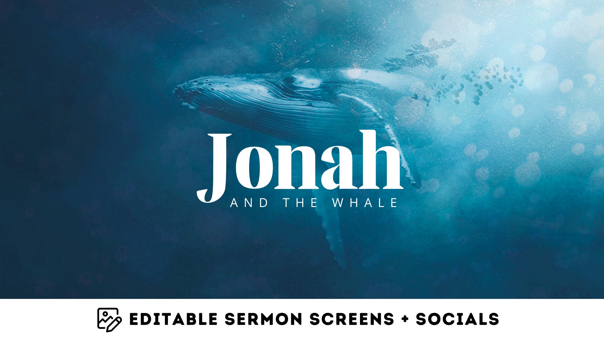 Sermon Series Graphics | Jonah Church Presentation Screens and Social ...