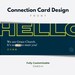 Church Connection Card for First-time Guests – 3x8 Inch Welcome Card to ...