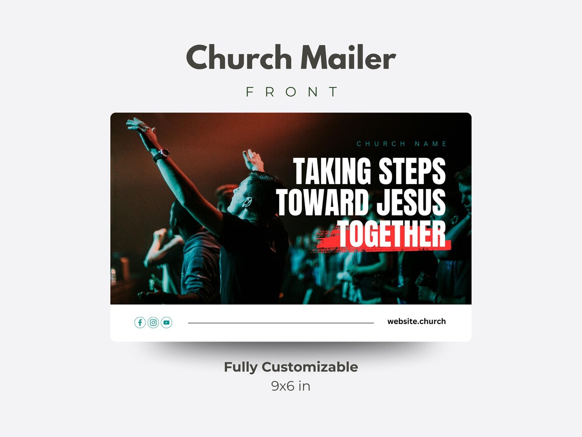 Church Welcome Mailer: Personalized Cards for New Community Members ...