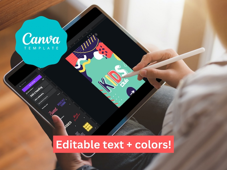 Vibrant Children's Church Pop-up Banner: Customizable Canva Template ...