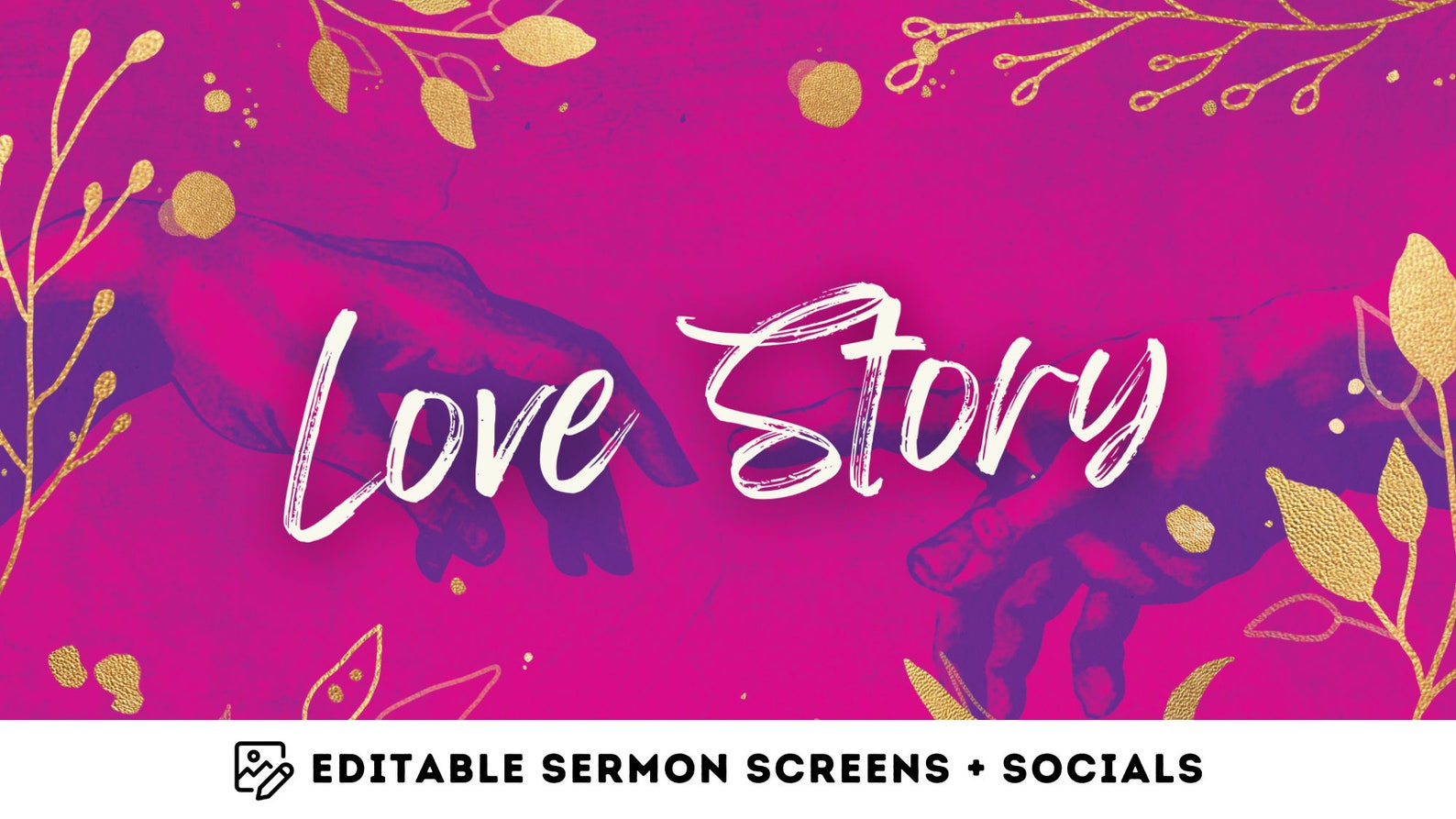 Love Story Sermon Series Set, Church Social Set, Sermon Series Package ...