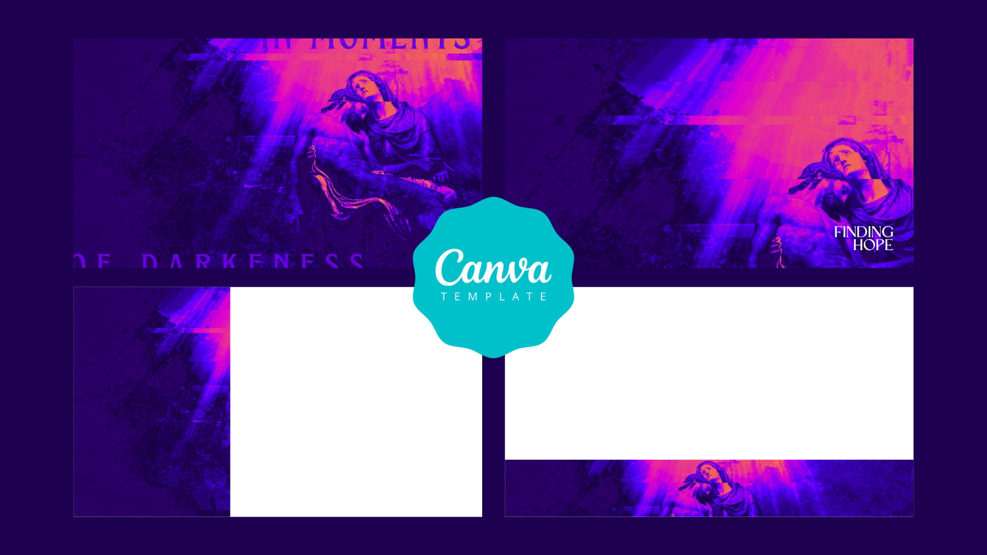 Editable Sermon Series Graphics, Finding Hope Social Media Package ...