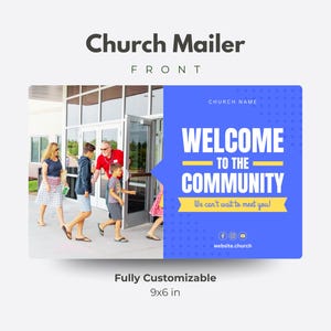 Customized Church Welcome Kit: New Mover Outreach Materials for ...