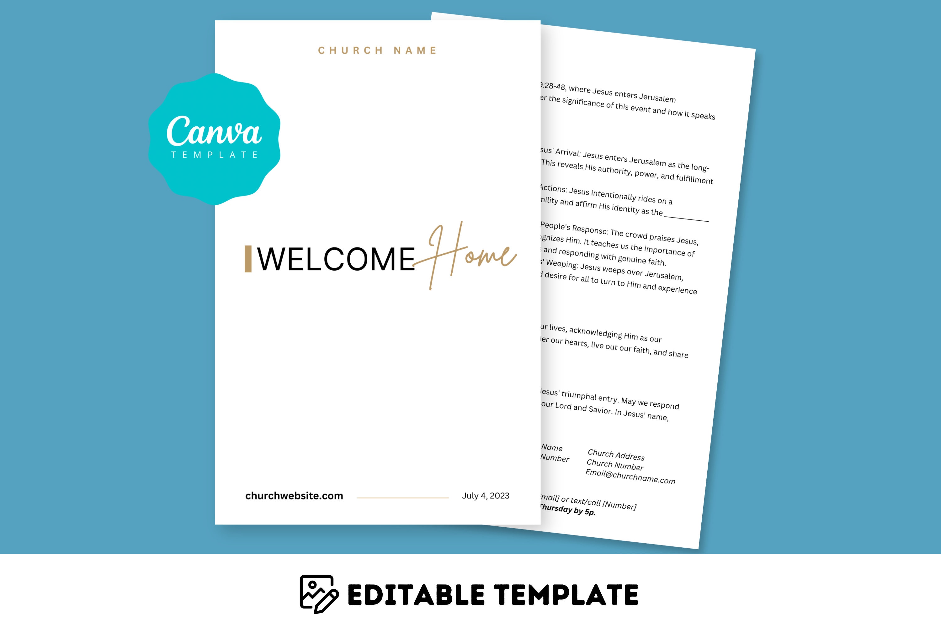 Stunning Church Bulletin Art: Engage Your Members With a Beautiful and ...