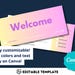 Editable Church Connect Card Template: First Time Visitors (canva ...
