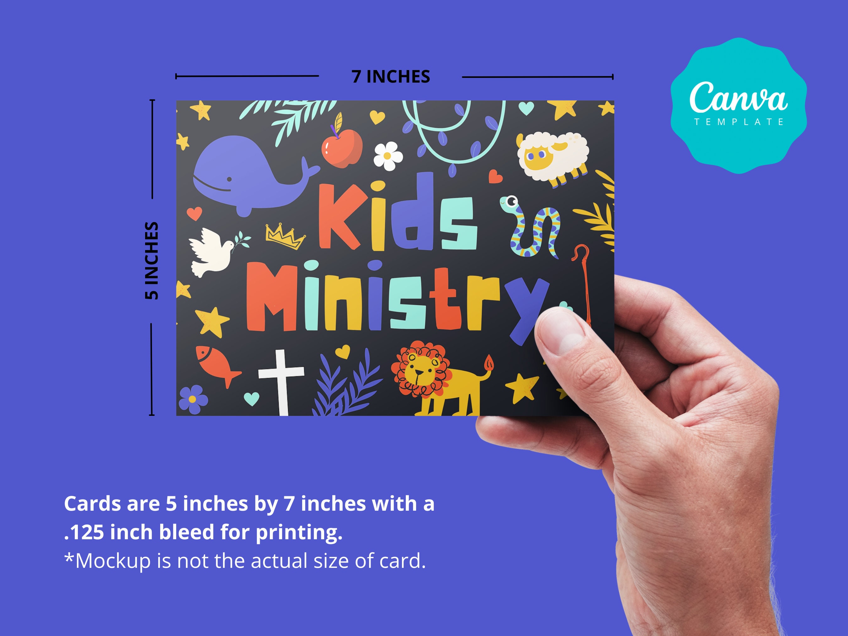 Kids Ministry Invitation - Fully Editable Canva Template for Church ...