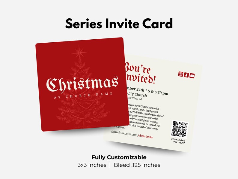 Christmas Sermon Series Bundle • Vintage Christmas Church Graphics ...