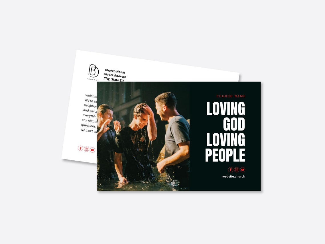 Church Welcome Mailer: New Movers Outreach (canva PDF) - Etsy